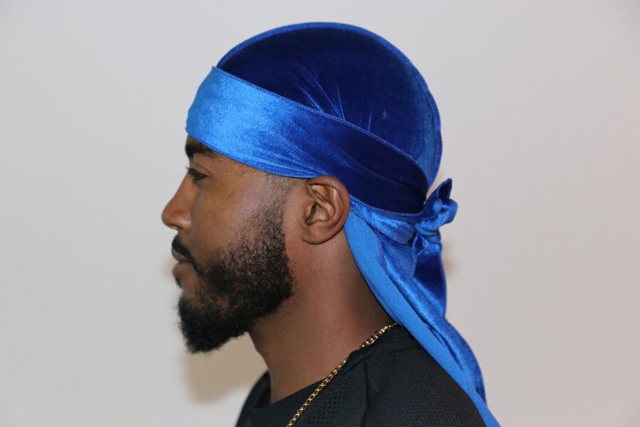 Velvet 3WP Durag (Royal Blue) – 360WaveProcess