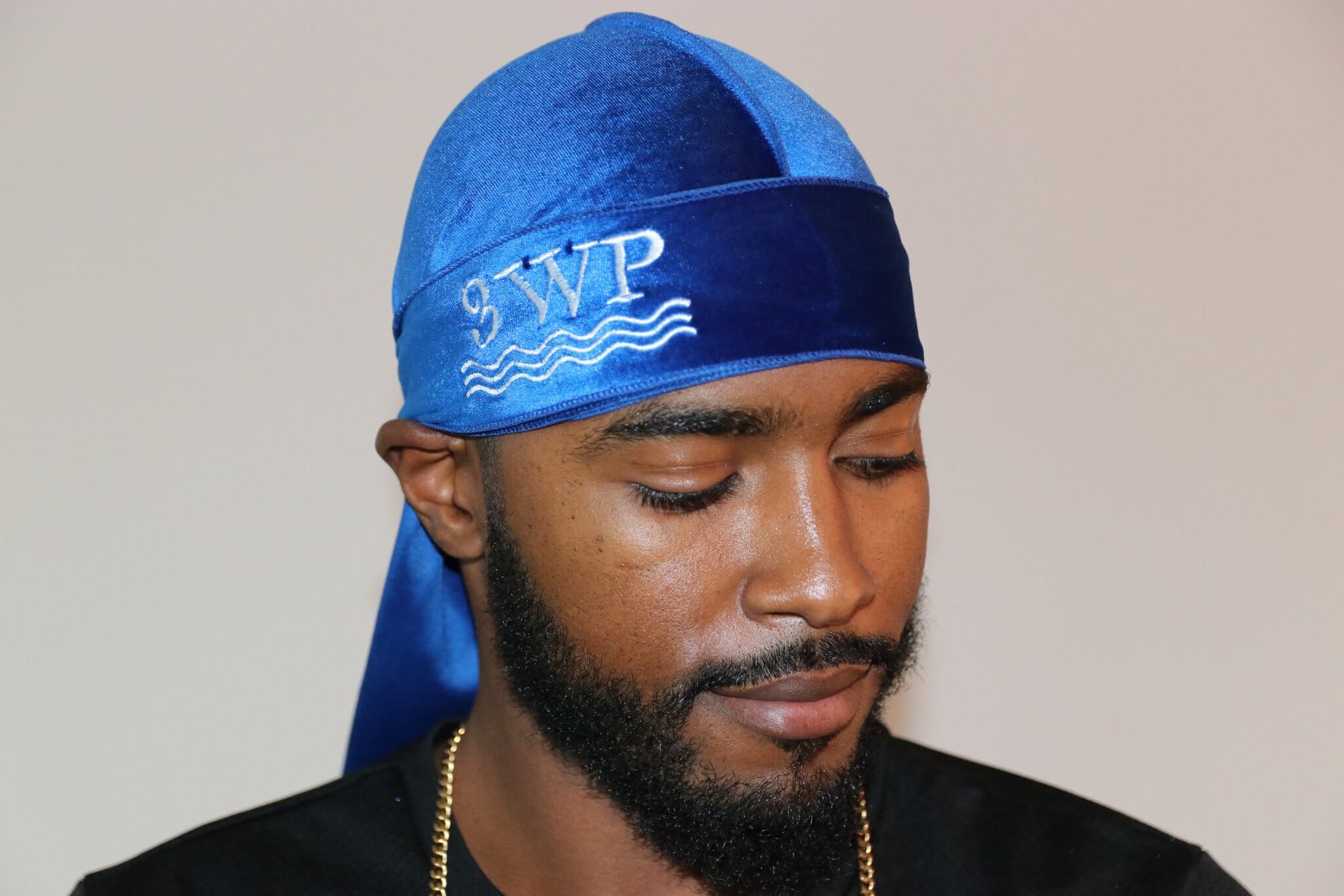 Velvet 3WP Durag (Royal Blue) – 360WaveProcess