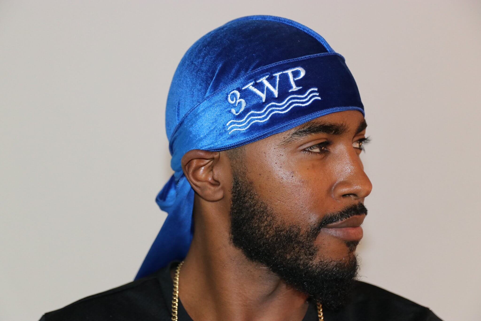 Velvet 3WP Durag (Royal Blue) – 360WaveProcess
